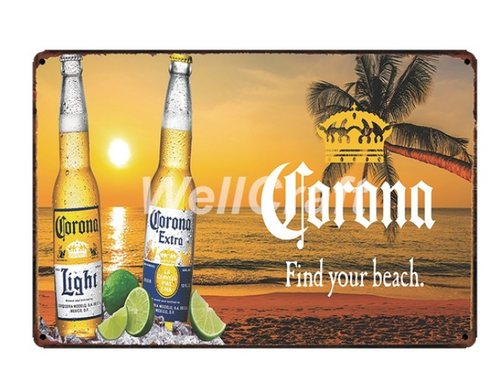 20x30 Corona Extra Beer Metal Wall Poster Signs Pub Bar Home Decor | eBay