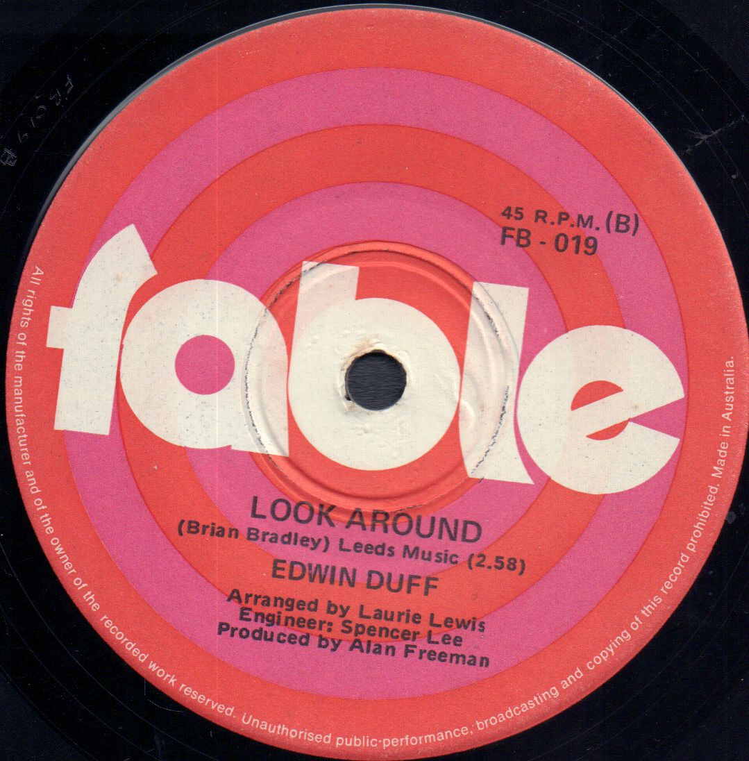 Edwin Duff - Wait For Tomorrow : Rare 1970 Aus jazz/strack 45 | eBay