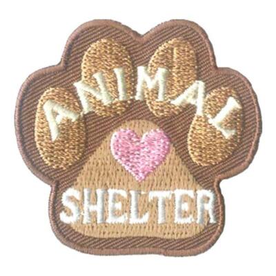 Girl Boy Cub ANIMAL SHELTER visit helper tour Fun Patches Badges SCOUT ...