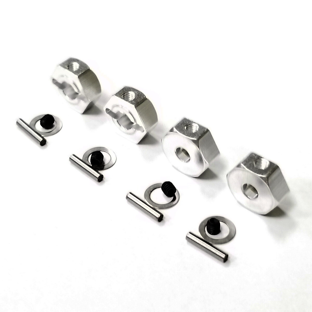 Alu 12mm HEX locking Hub/Wheel Adapter for TAMIYA CC-01/GF-01/G6-01 ...