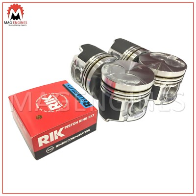 PISTONS & RING SET MAZDA WL-TURBO 12V FOR BONGO FRIENDEE FORD RANGER 2. ...