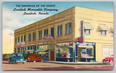 Postcard - Lovelock Mercantile Co., Lovelock, Nevada - ca. 1940s ...