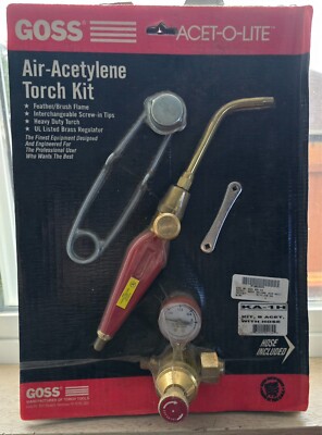 New Vintage Goss Acet-O-Lite Air - Acetylene Torch Kit KA-1H | eBay