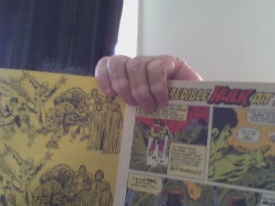THE INCREDIBLE HULK BOOK AND RECORD SET, AT BAY!, POWER RECORDS, 1974 ...