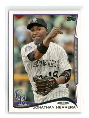 2014 Topps - #152 - Jonathan Herrera - Colorado Rockies | eBay