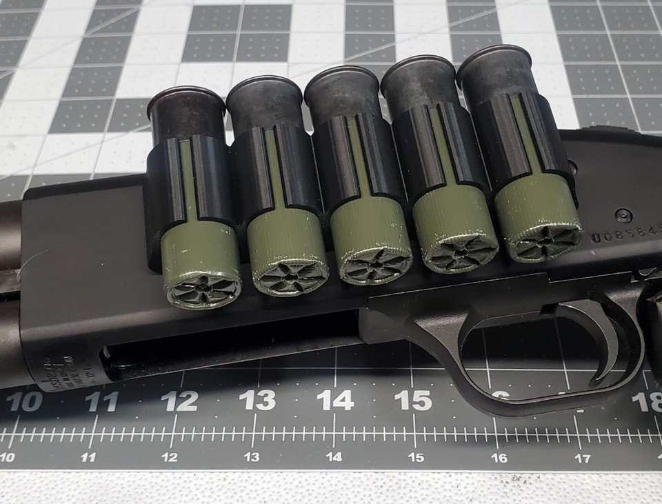Side Saddle 12 ga stick on fits Mossberg SHOCKWAVE 500 590 Remington ...