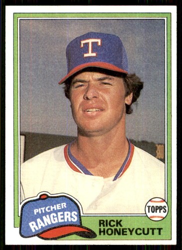 1981 Topps Traded Rick Honeycutt Texas Rangers #772 | eBay