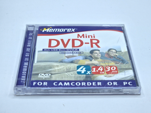MEMOREX MINI DVD-R 4X1.4GB Blank (Sealed) NEW | eBay