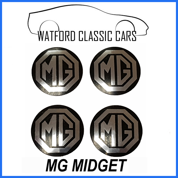 MG Midget Wheel Centre Badges for Rostyle Wheels Set of 4 for sale ...