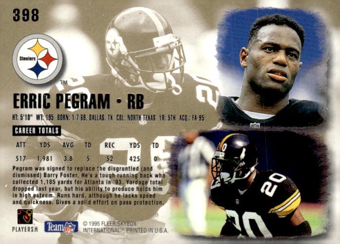 1995 Ultra #398 Erric Pegram | eBay
