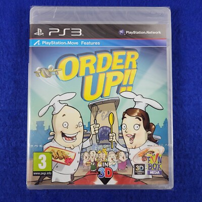 ps3 ORDER UP! Game NEW & Sealed (Works On US Consoles) REGION FREE PAL ...