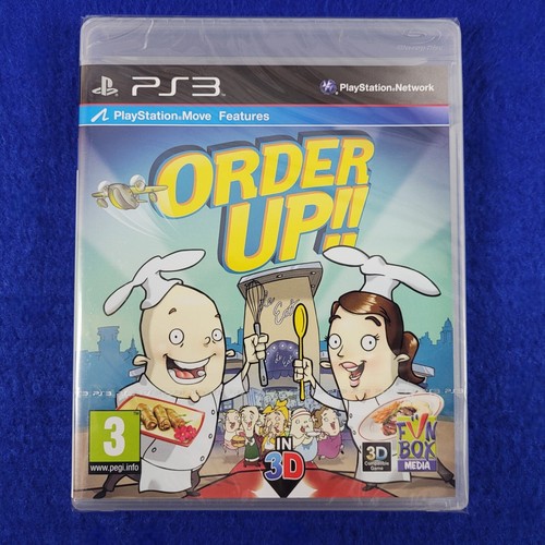 ps3 ORDER UP! Game NEW & Sealed (Works On US Consoles) REGION FREE PAL ...
