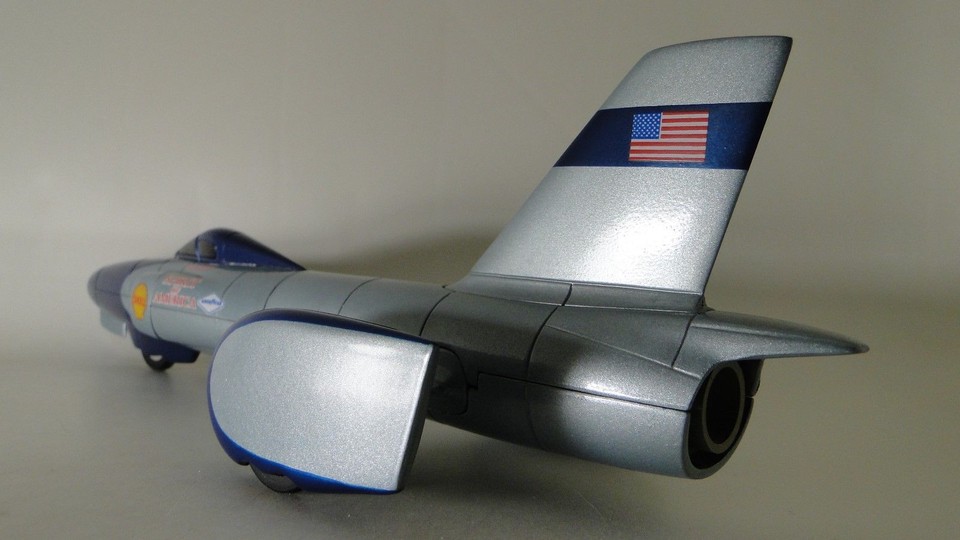 Race Car Classic Rocket Dragster Drag Jet Concept Built Metal Model 1 ...