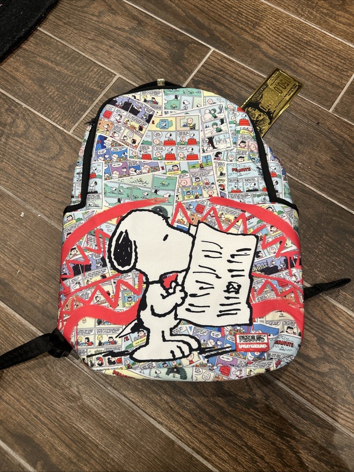 Sprayground Snoopy Comic Art DLXR Backpack | eBay