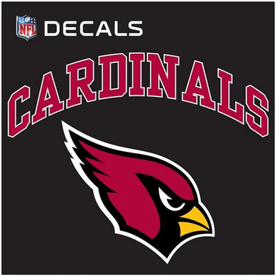 Arizona Cardinals 8 Inch Decal Sticker, Arch Design, Vinyl Die Cut ...