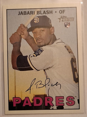 2016 Topps Heritage | Jabari Blash | 597 | ROOKIE | Padres | eBay