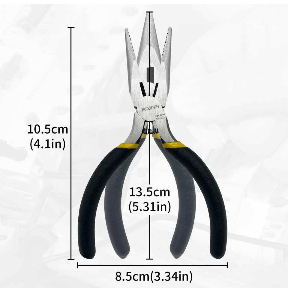 5 Pack Mini Precision Pliers Set, Small Needle Nose Pliers with Wire ...