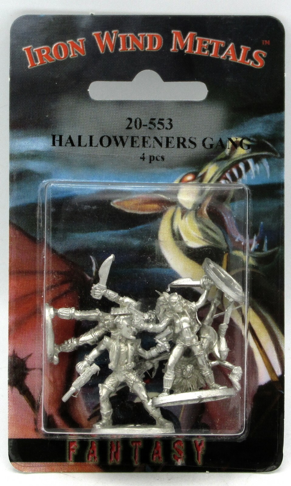 Ral Partha 20-553 Halloweeners Gang (Shadowrun) Street Punks Gangers ...