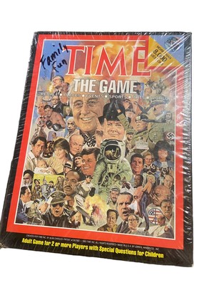 VINTAGE 1983 TIME THE GAME - TIME MAGAZINE BOARD GAME - 1983 - NEW ...