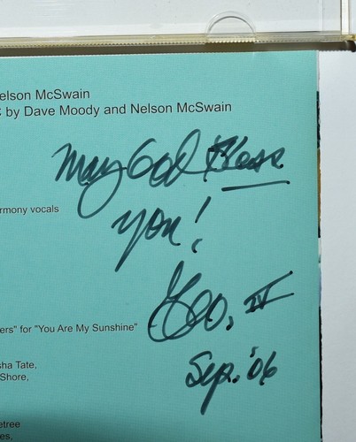 George Hamilton IV Autographed Heritage Legacy CD & Artist Shoemaker ...