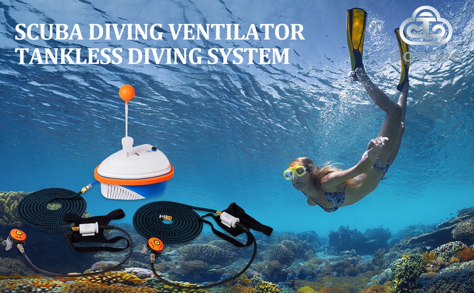 Diving Hookah System Scuba Diving Ventilator Air Compressor for Dual ...