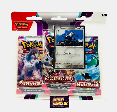 Pokemon Paldea Evolved 3 Pack Blister Sealed | eBay