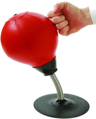 Stress Release Desktop Punching Ball, Tabletop Boxing Punching Bag with ...
