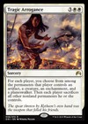 Tragic Arrogance - Foil Magic mtg Moderate Play, English Magic Origins ...