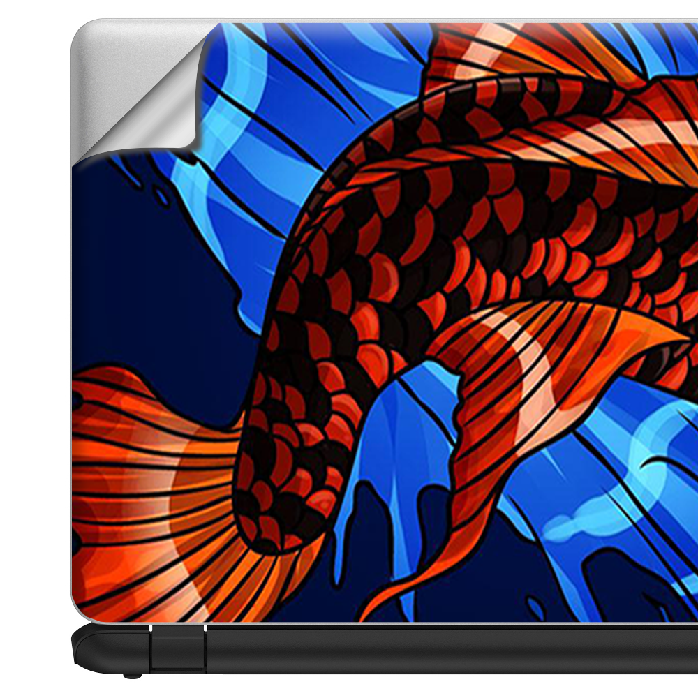 Universal Laptop Skins Wrap for 14" - Koi Fish Traditional | eBay