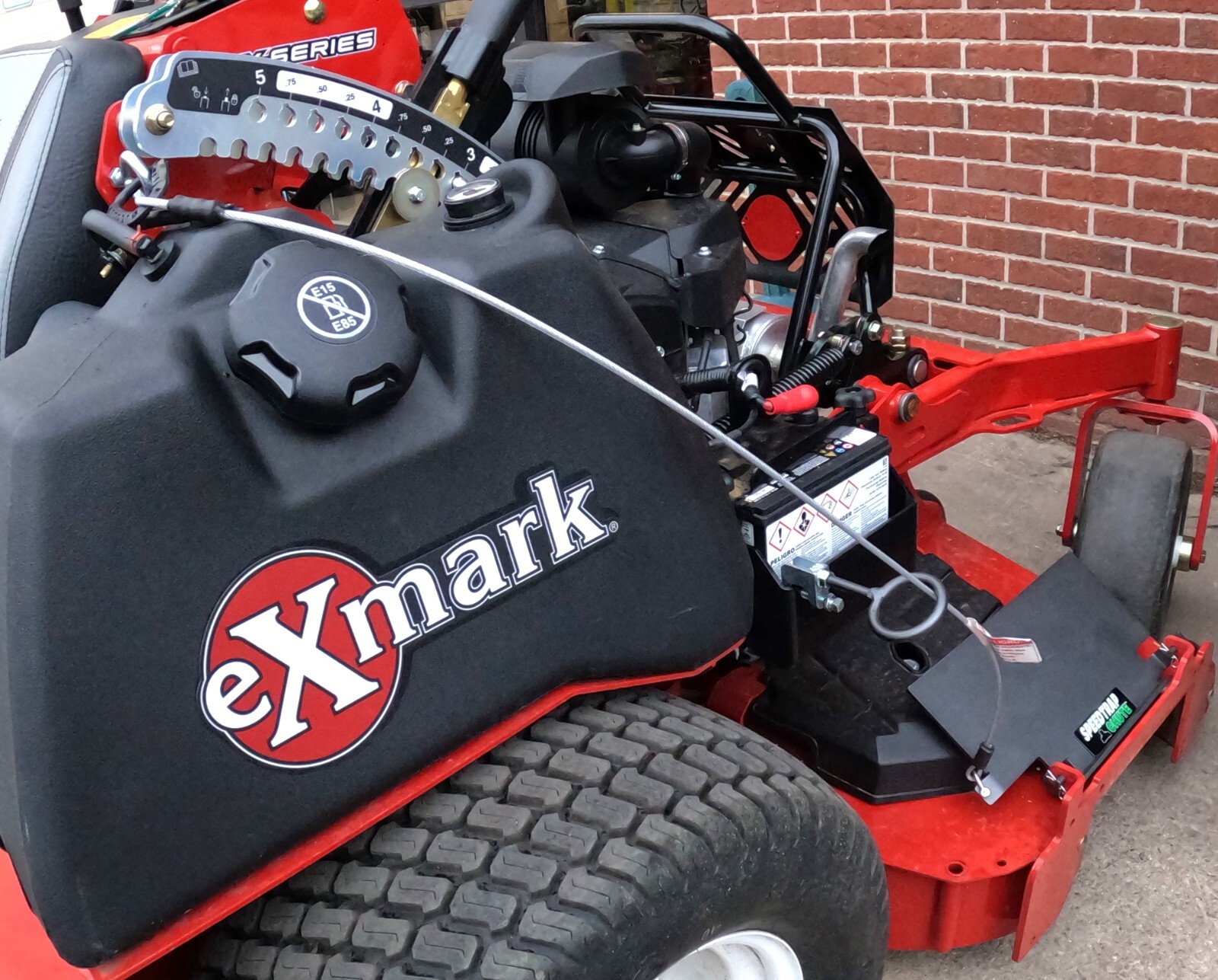 Speedtrap® Chute Blocker Exmark® Vertex® X Series (60, 72), 60 Second ...