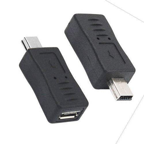Micro USB Female to Mini USB Male Adapter Charger Converter Plug ...