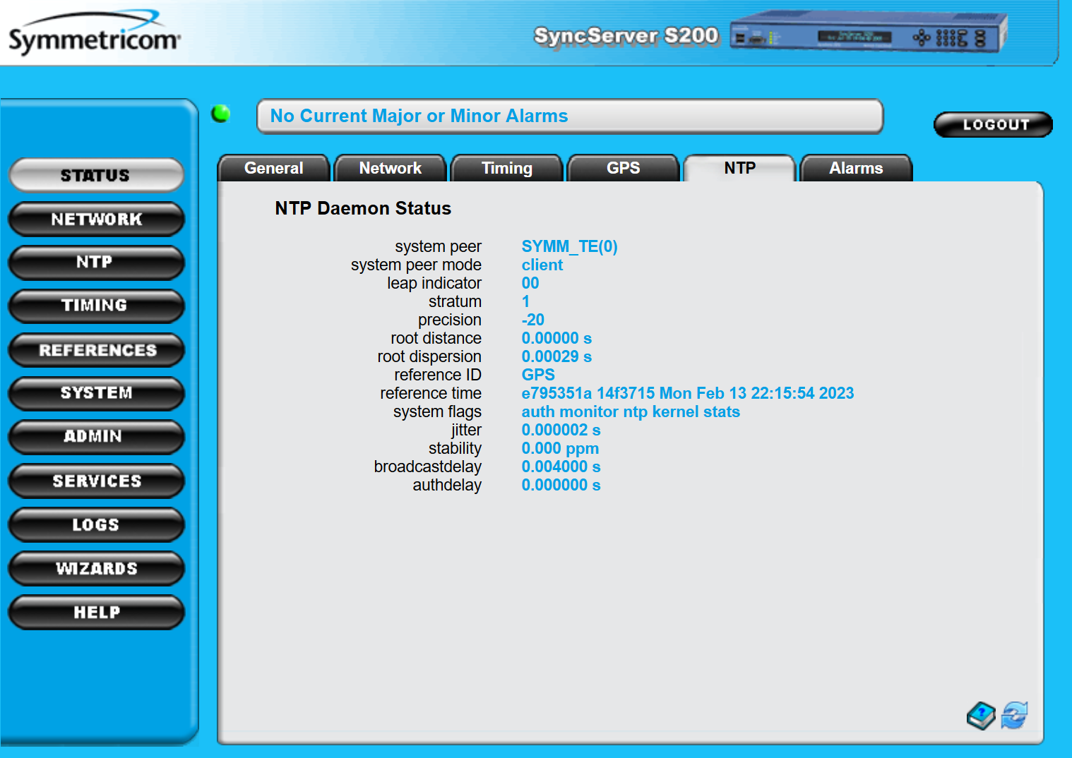 Symmetricom SyncServer S200 OCXO UPGRADED GPS NTP Server Network Time ...