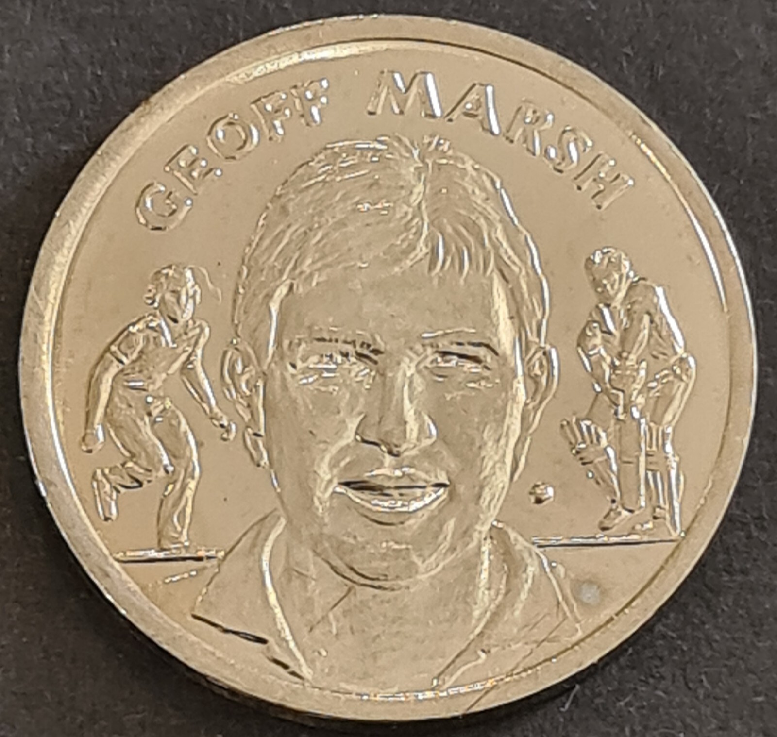 1990/1991 AUSTRALIAN CRICKET ‘CLASHES FOR THE ASHES’ GEOFF MARSH COLLECTOR COIN | eBay Australia