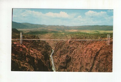 Vintage Post Card - Royal Gorge Suspension Bridge - Canon City ...