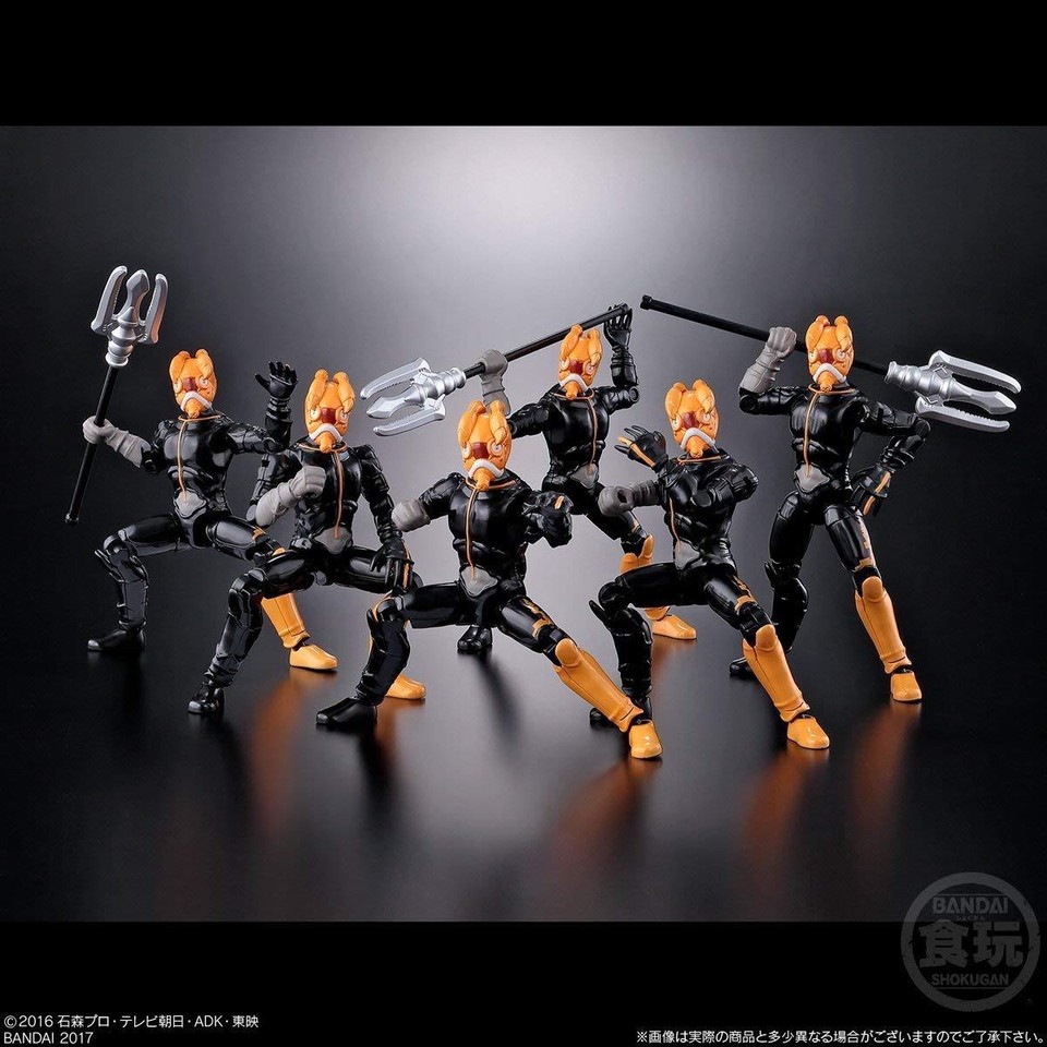 Premium Bandai So-Do Kamen Rider Ex-Aid Bugster virus 6 body set Candy ...