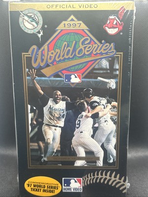 1997 World Series VHS / Marlins vs Indians / Commemorative Ticket (New ...