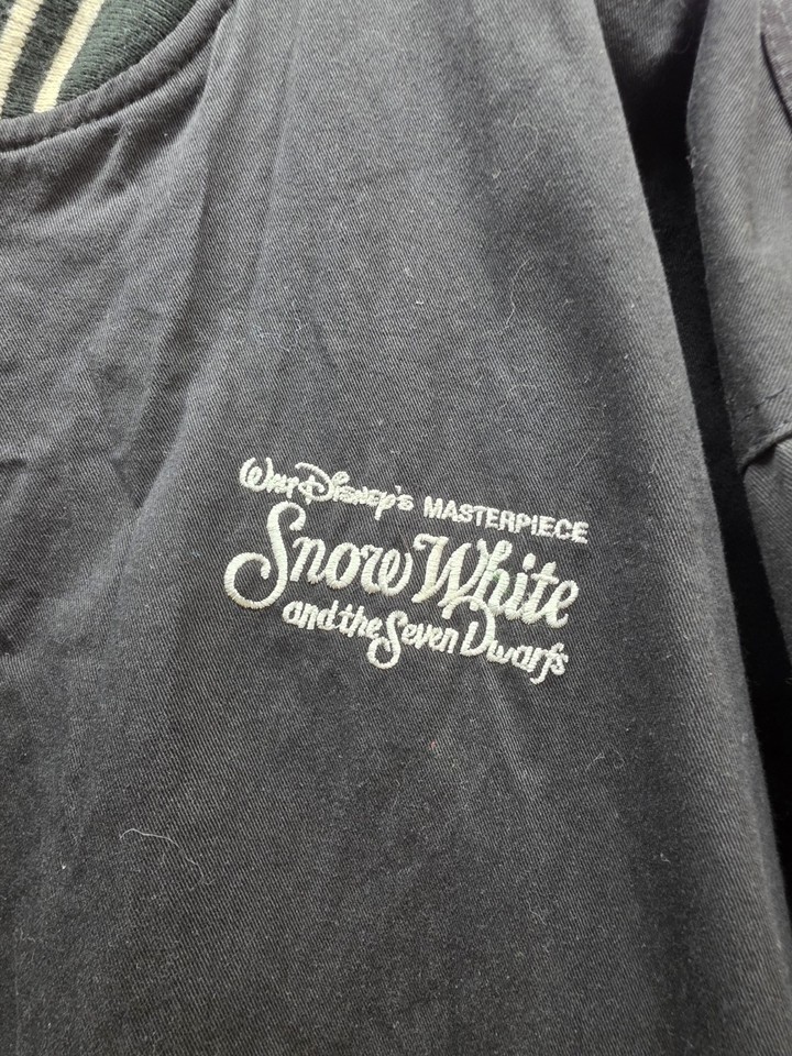 Disney 1987 Snow White Seven Dwarfs Jacket Promo Adult XL Embroidered ...