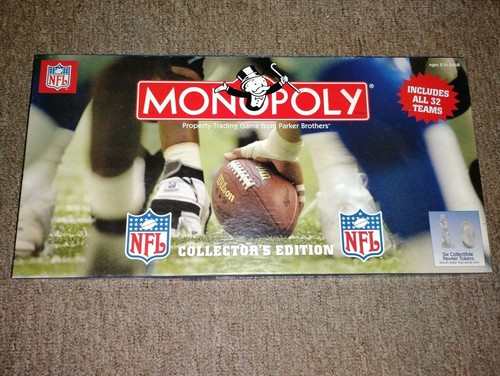 Monopoly NFL Collector's Edition Board Game 2003 Complete Football ...