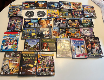 Lot of 30+ Windows PC CD-Rom Hidden Object Games | eBay