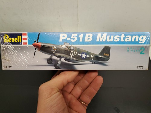 1993 Revell 1/32 Scale Model Kit P-51B Mustang Plane #4773 New Sealed ...