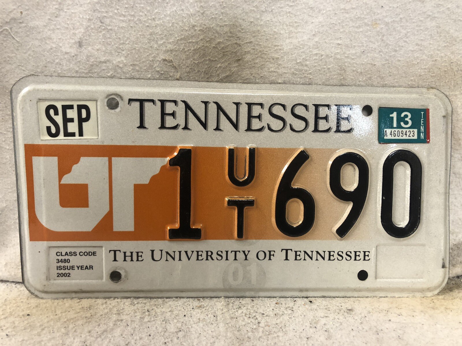 2013 University Of Tennessee License Plate | eBay