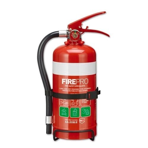 FirePro 1.5kg Dry Powder Fire Extinguisher Fire Pro | eBay Australia