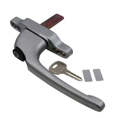 Cadenza Aluminium Window Handle Tongue (spade) Driven Silver Right Hand ...