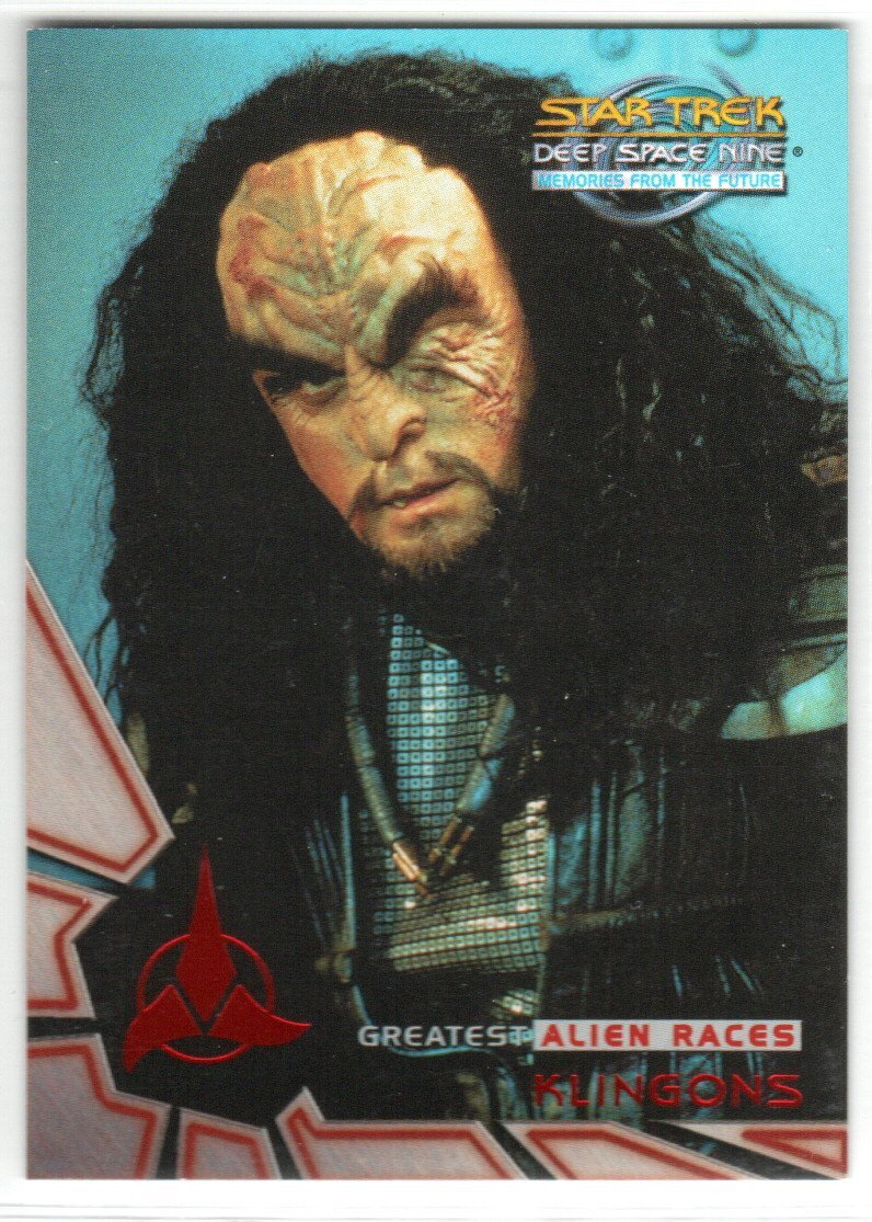 STAR TREK 1999 SKYBOX DEEP SPACE NINE MFTF ALIEN RACES INSERT AR5 ...