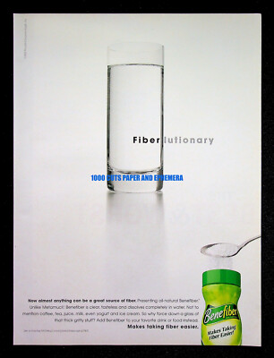 Benefiber Fiber P&G 2005 Trade Print Magazine Ad Poster ADVERT | eBay