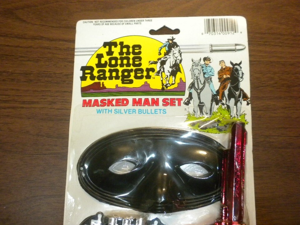 THE LONE RANGER MASKED MAN PLAYSET Henry Gordy 1990 vintage SEALED/MOC ...