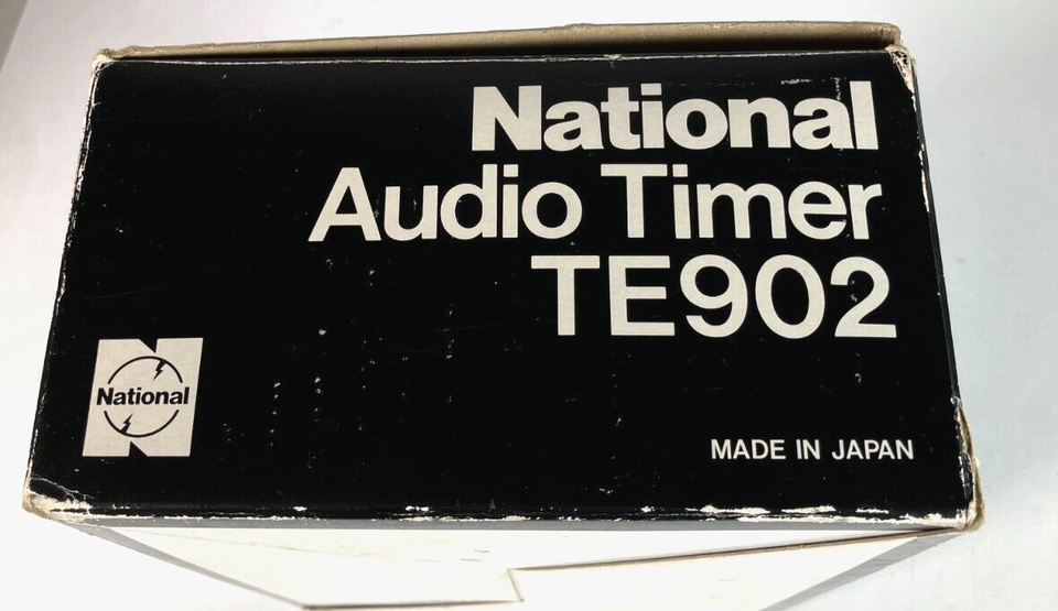 Vintage National Technics Audio Timer TE 902 All Electronic Timer US ...