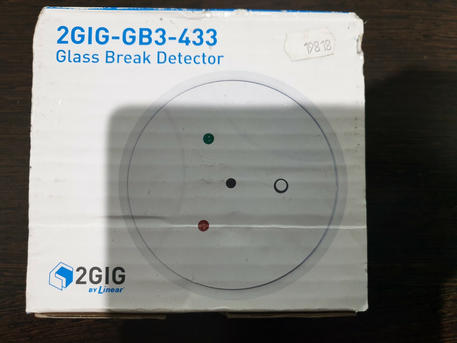 2GIG 2GIG-GB3-433 Wireless Glass Break Detector Encrypted for sale ...