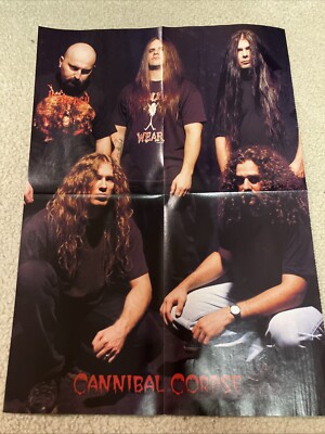 CANNIBAL CORPSE/OBITUARY rare METAL MANIACS 2-sided POSTER CLASSIC ...