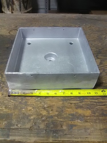 10 x 10 full size Cedar, Post Base, Anchored Heavy Cast Aluminum MADE ...